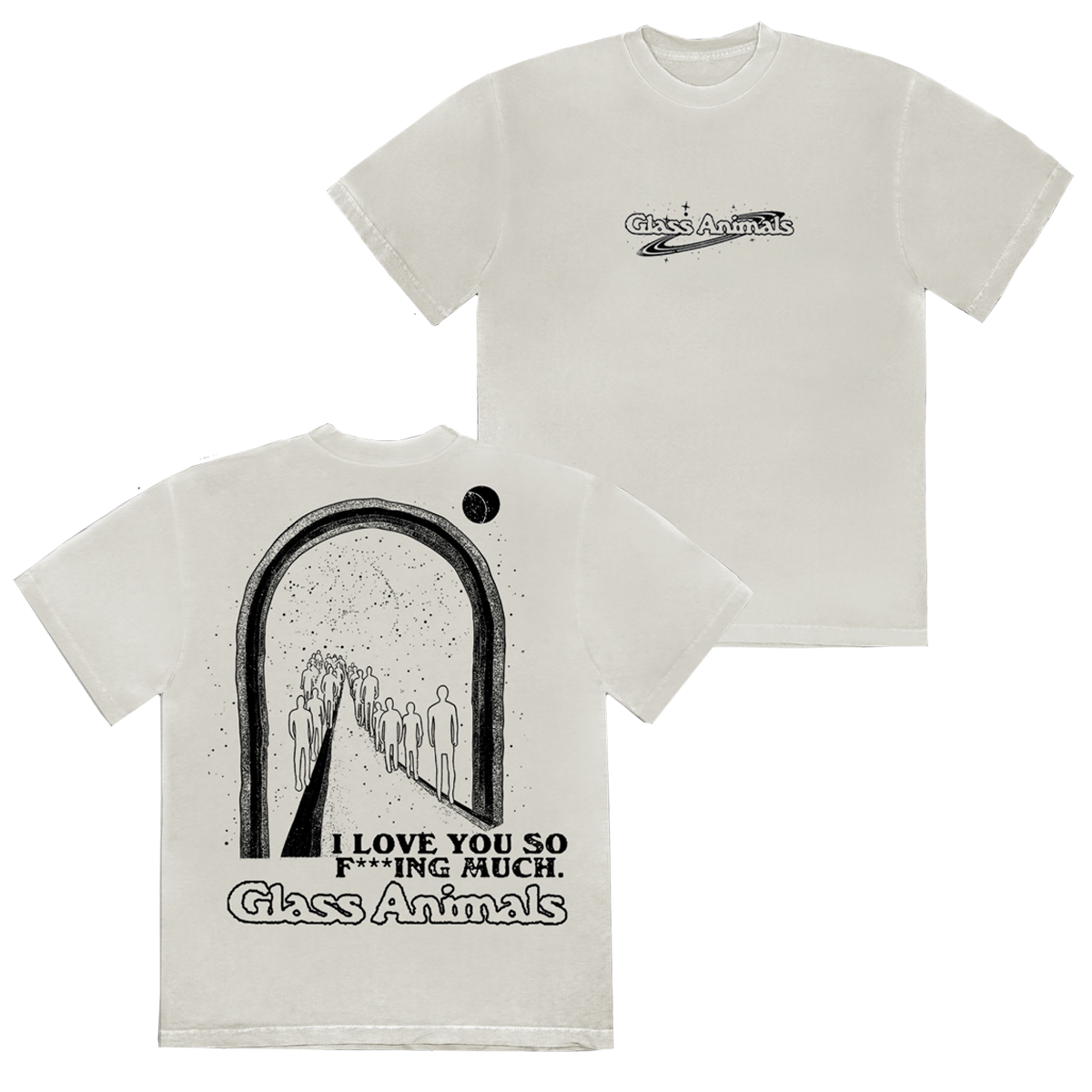 ILYSFM T-Shirt in Natural - Glass Animals Official Store