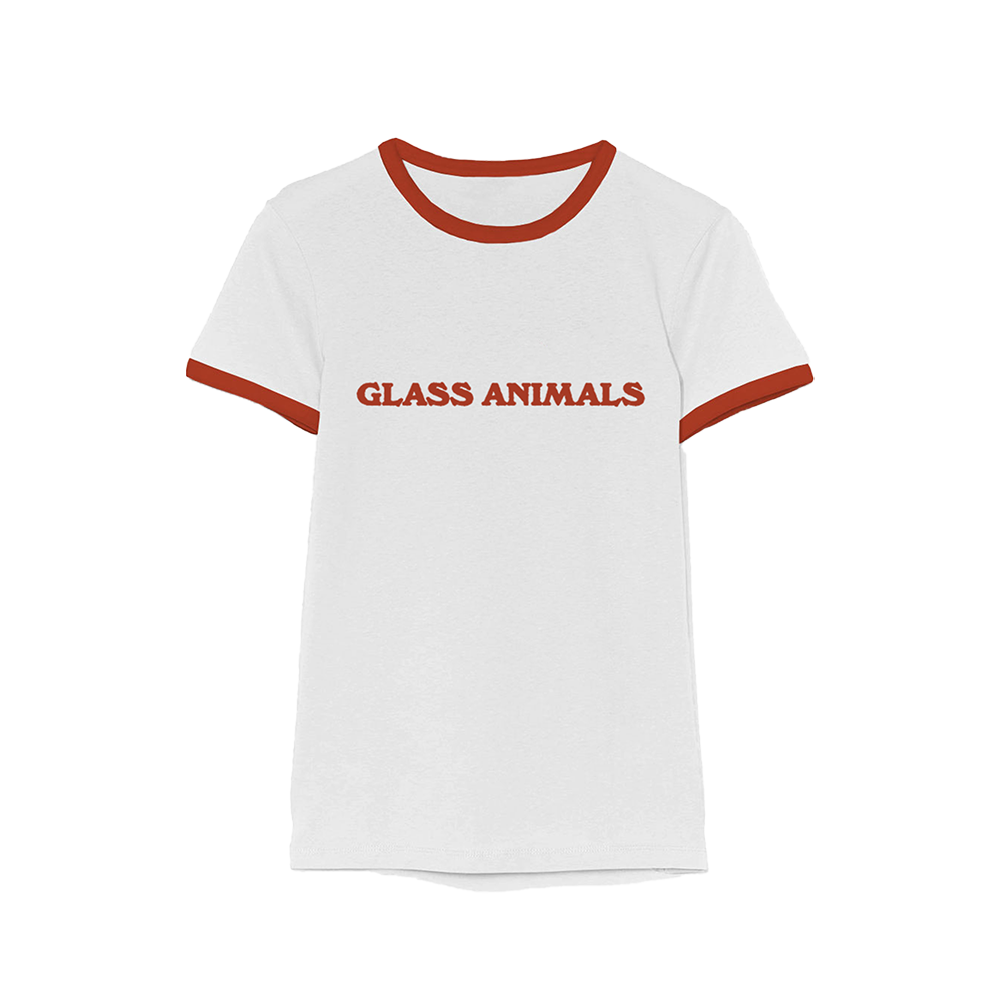 I Love You So F***ing Much Tour Ringer T-Shirt in White - Glass Animals ...